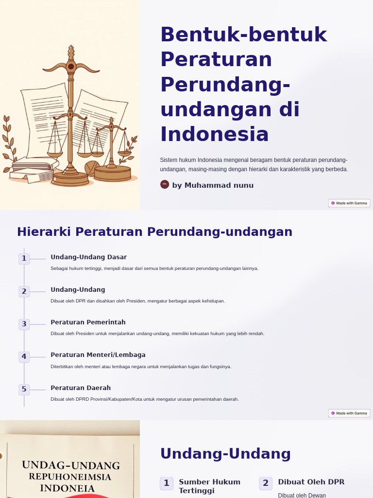 B. Bentuk-bentuk-Peraturan-Perundang-undangan-di-Indonesia | PDF B. Bentuk-bentuk-Peraturan-Perundang-undangan-di-Indonesia | PDF