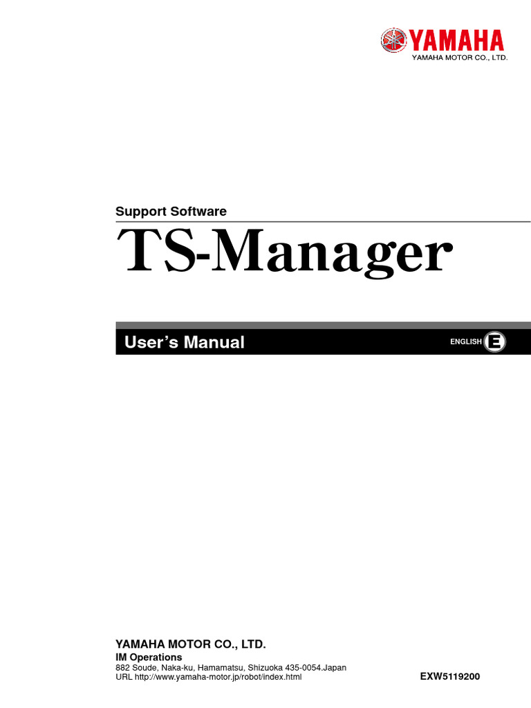 TS-Manager E V2.00 | PDF | Window (Computing) | Button (Computing)