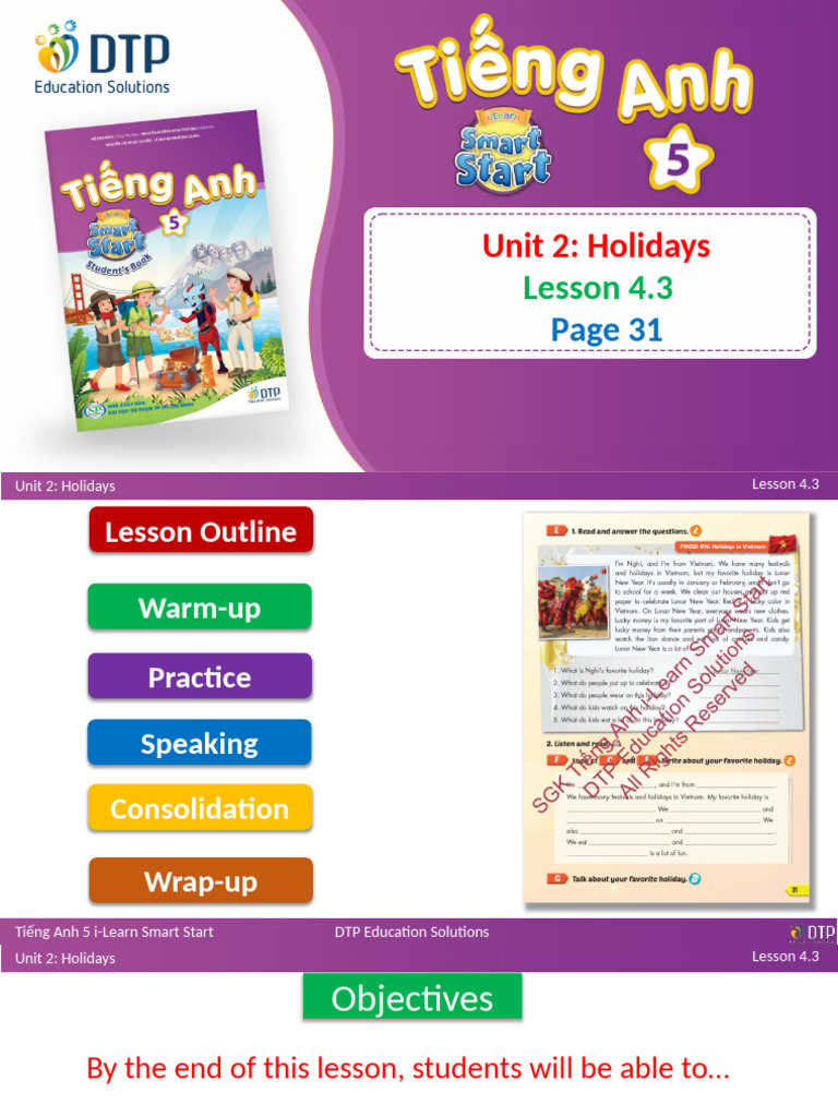 Unit 2 - Lesson 4.3 - Page 31 | PDF | Festival | Observances