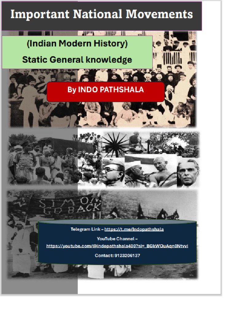 Indian National Movement | PDF