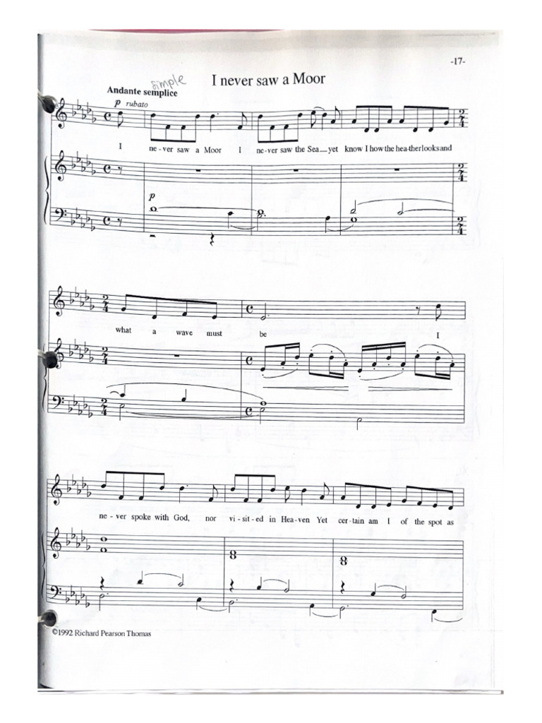 I Never Saw A Moor | PDF