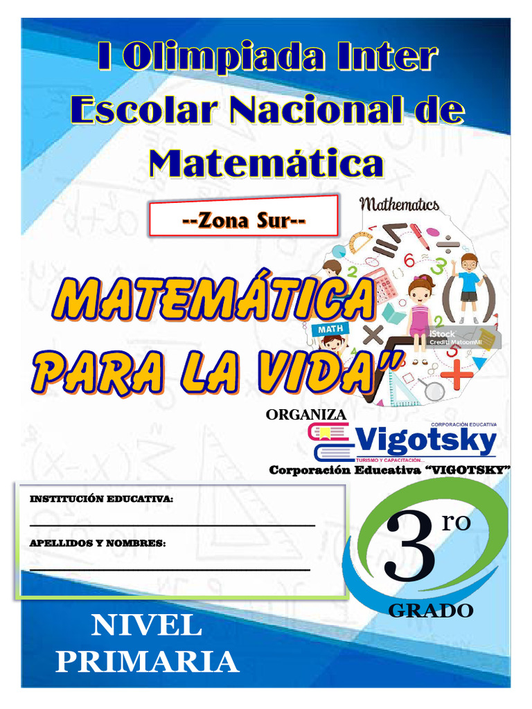 3ro Primaria Matematica 1 | PDF