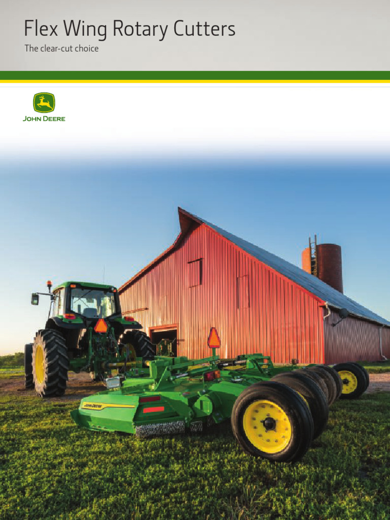 Flexwing Rotary Cutter Us Pdf Tractor Car