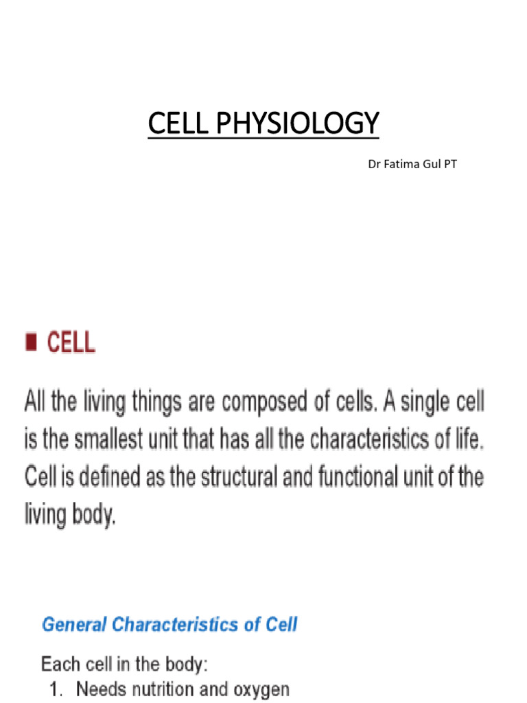Cell Physiology Physiology | PDF | Dna | Gene