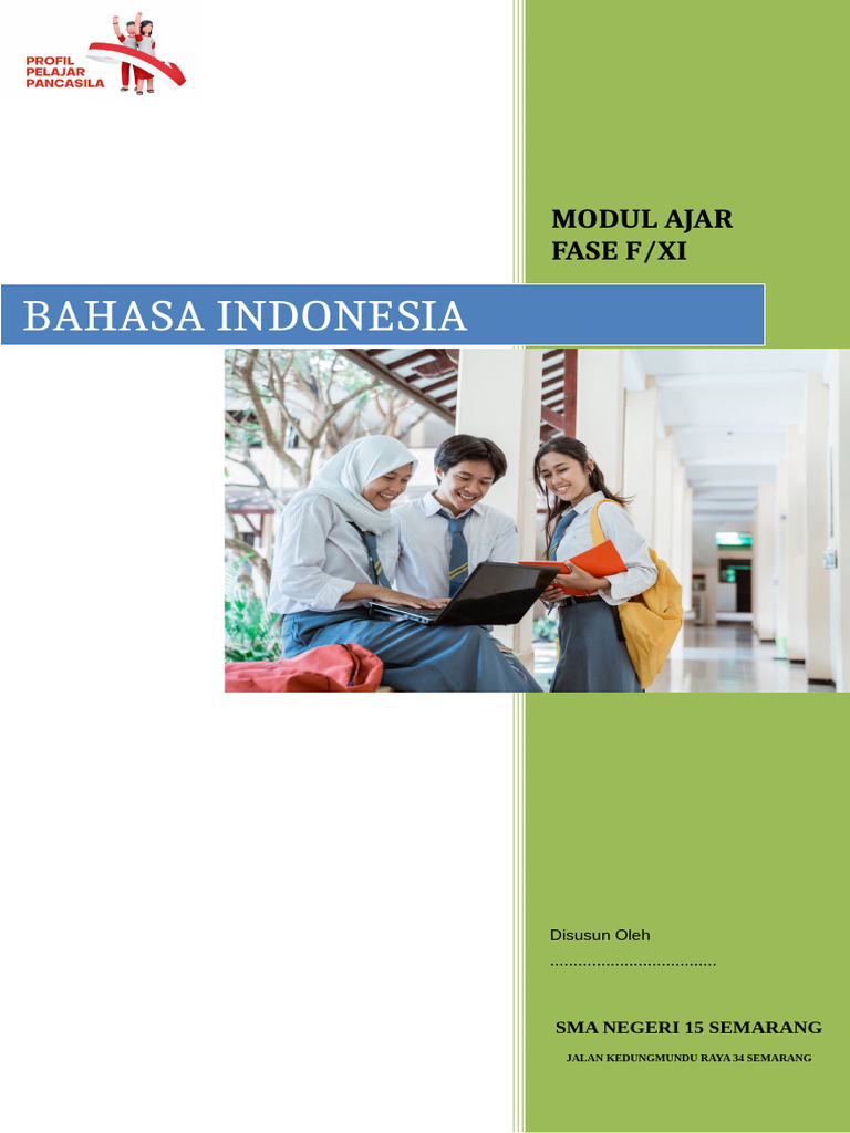 Template Modul Ajar Sman 15 Semarang | PDF | Seni