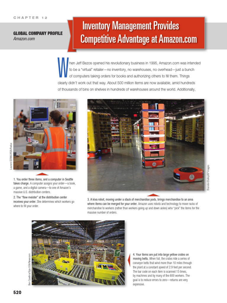 Case Study Inventory Management Provides Competitive Advantage at | PDF ...