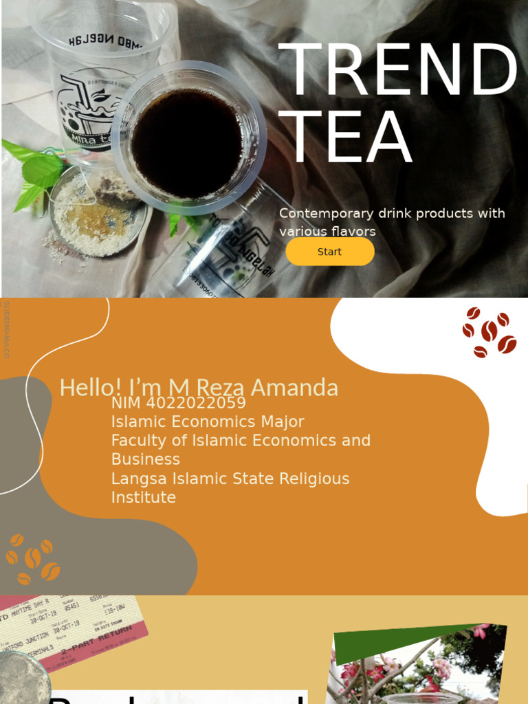 Trend Tea: Unique Beverage Business Plan | PDF | Tea | Drink