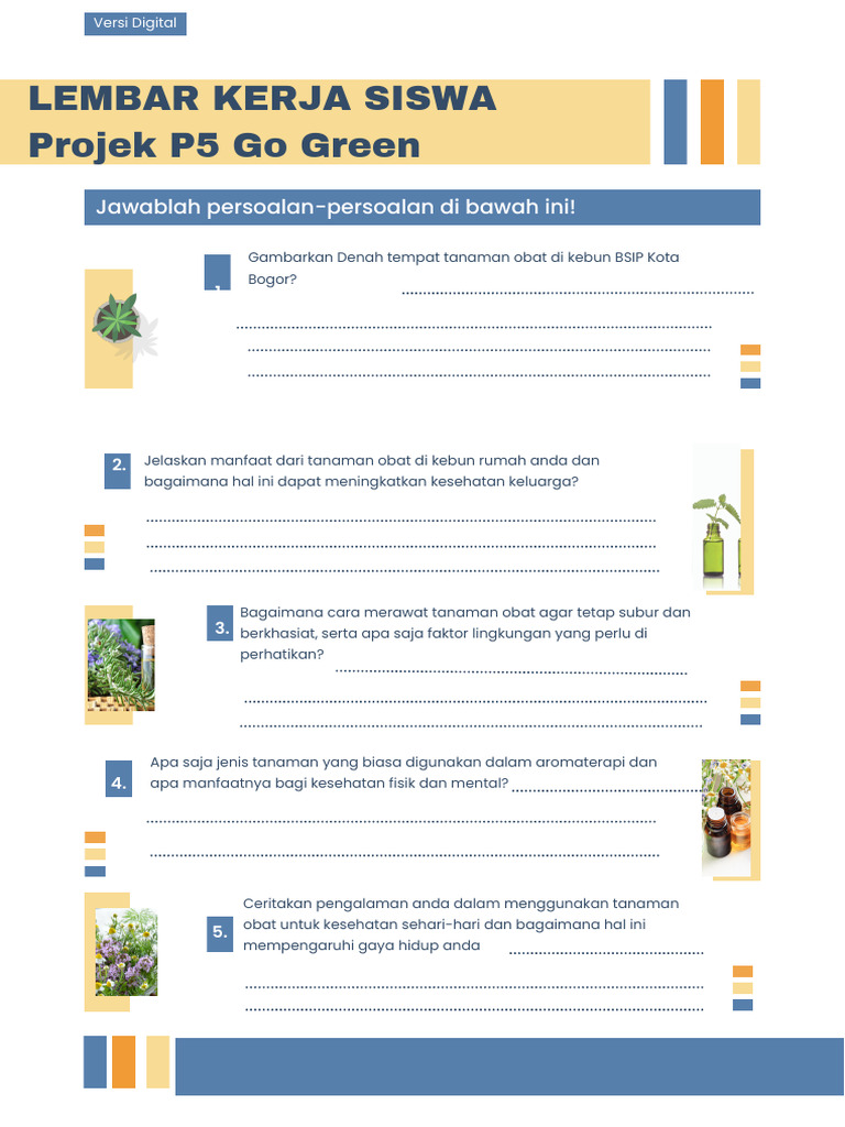 Soal LKPD P5 Go Green | PDF