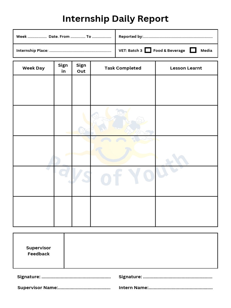 Internship Daily Report | PDF