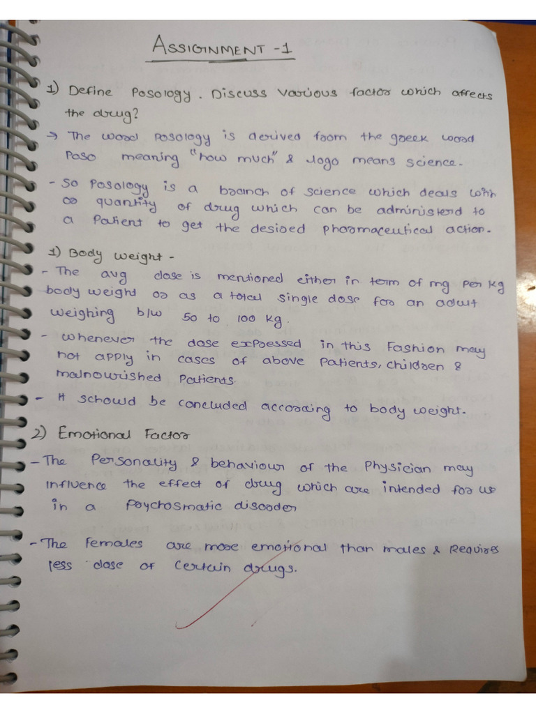 Pharmaceutics Assignment | PDF