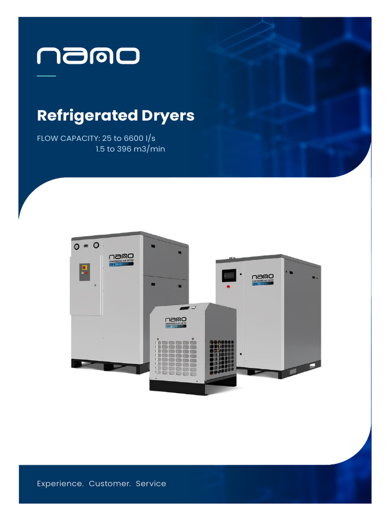 Nano DXR Refrigerant Dryers Brochure | PDF | Clothes Dryer | Heat Exchanger