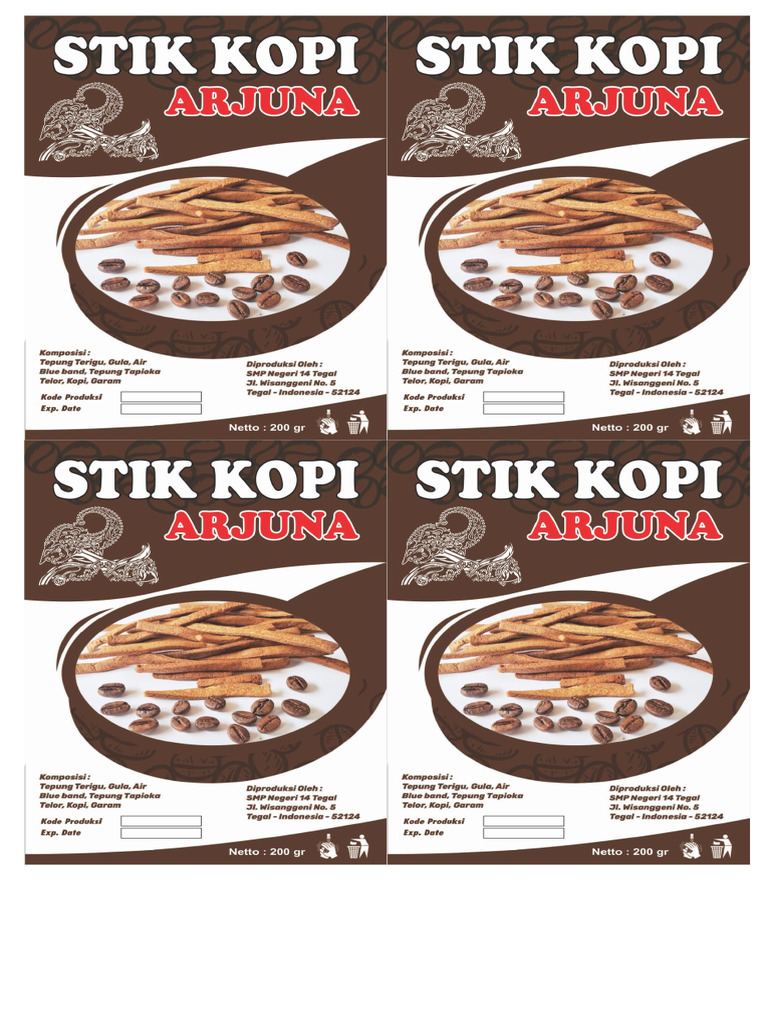 Sticker Kopi | PDF