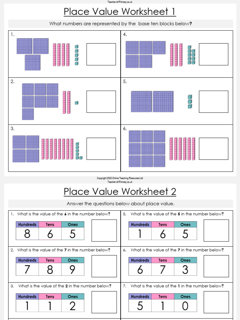 Place-Value---Year-3 | PDF | Mathematics | Lexicology