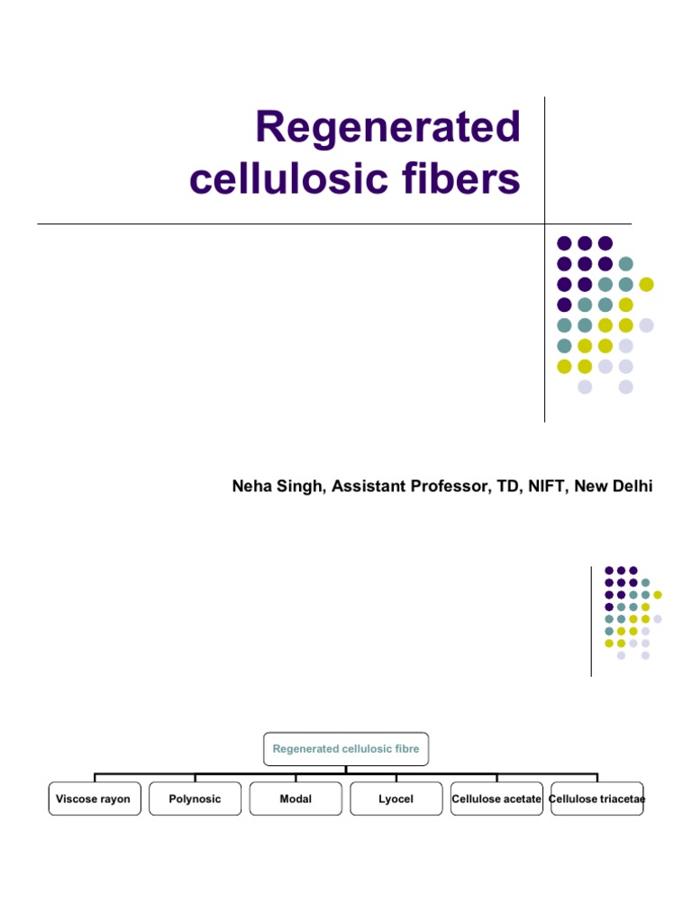 5 - Regenerated Cellulosic Fiber | PDF | Rayon | Fibers