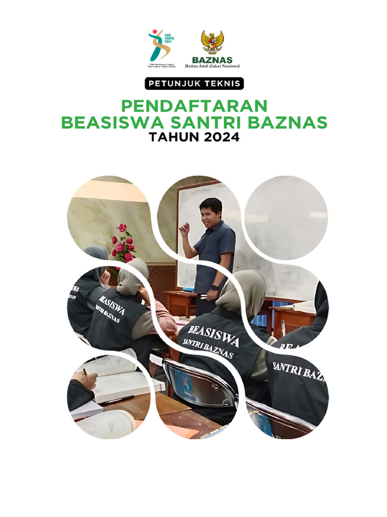 Panduan Beasiswa Santri BAZNAS 2024 | PDF