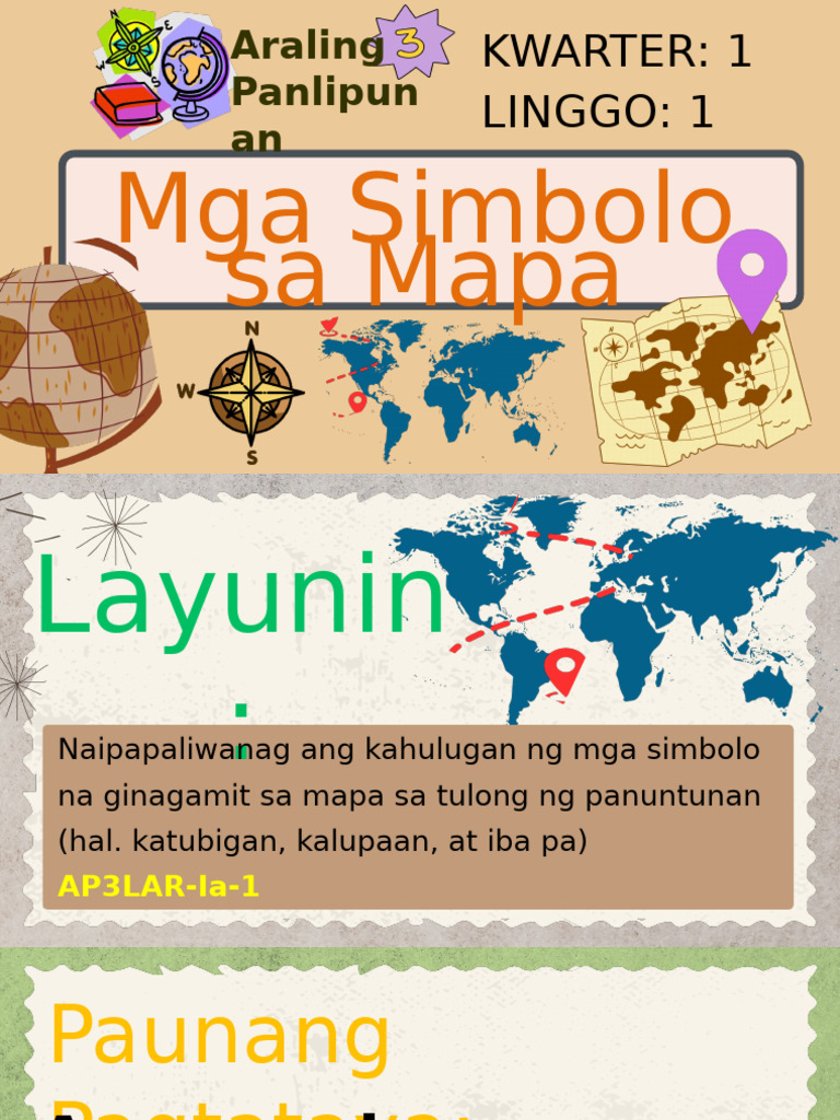 Q1.W1-Mga Simbolo Sa Mapa | PDF