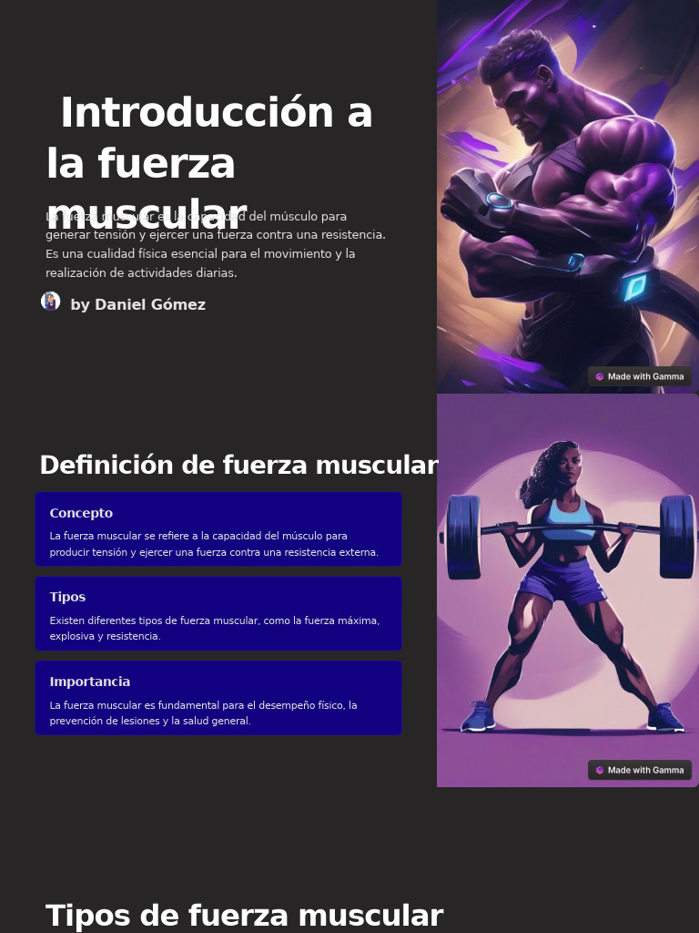 Introduccion A La Fuerza Muscular | PDF | Músculo | Fuerza