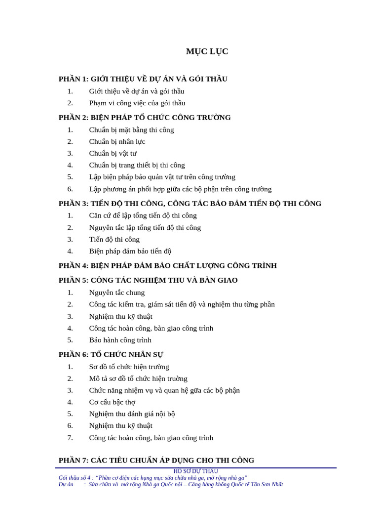 Thuyet Minh Bien Phap Thi Cong Cac Hang Muc Co Dien Va PCCC Mau | PDF