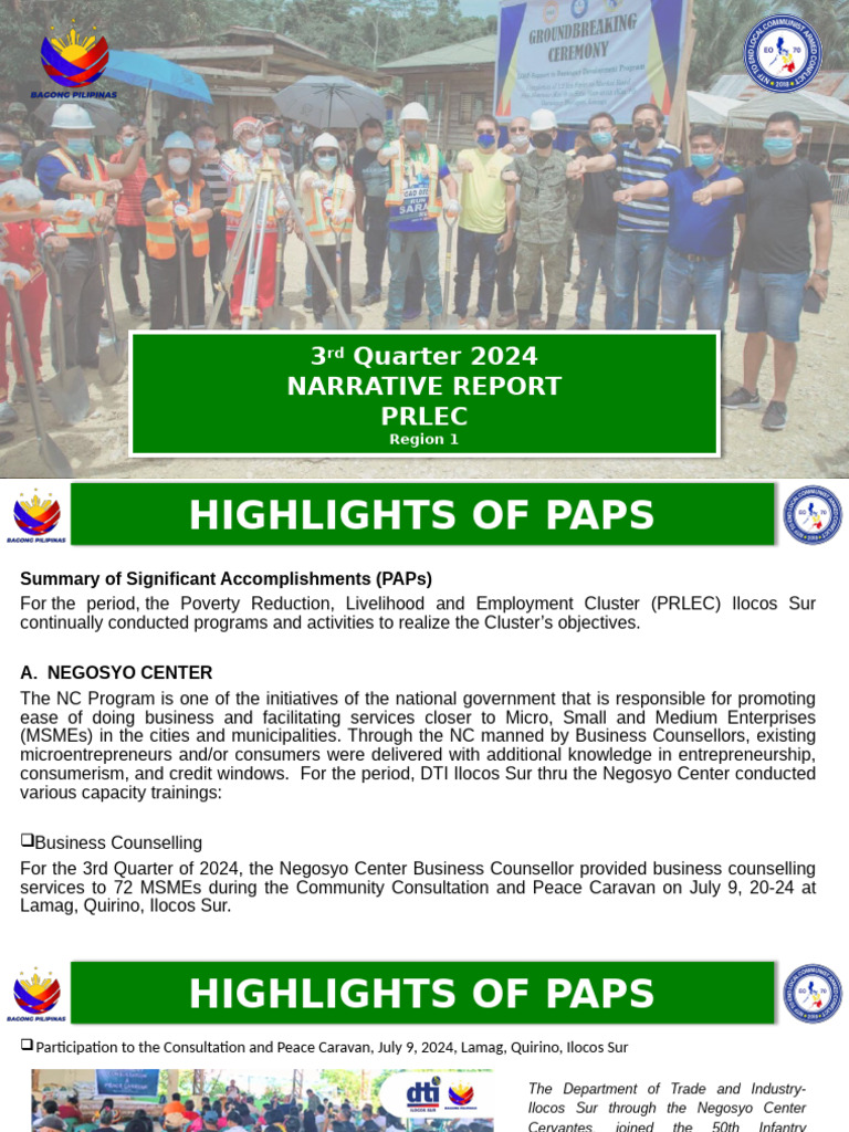 Narrative Report | PDF | Entrepreneurship | Business