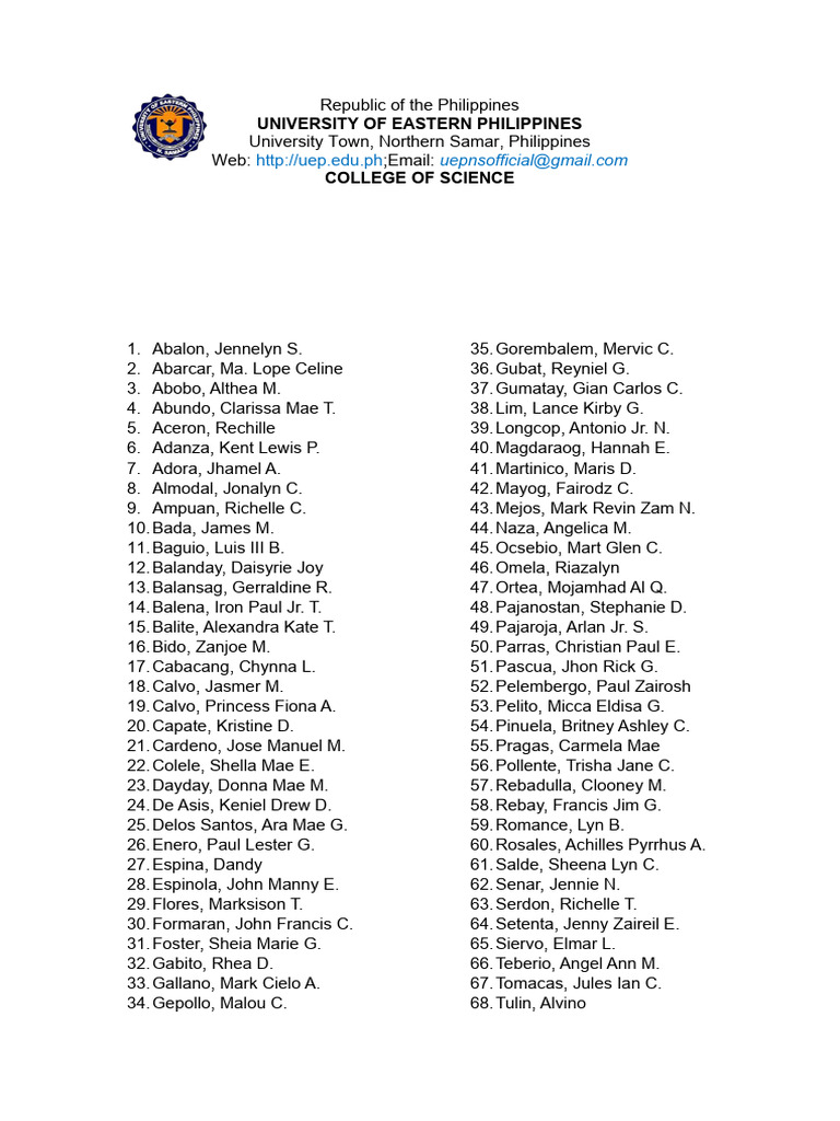 Bsit-1 2024-2025 | PDF