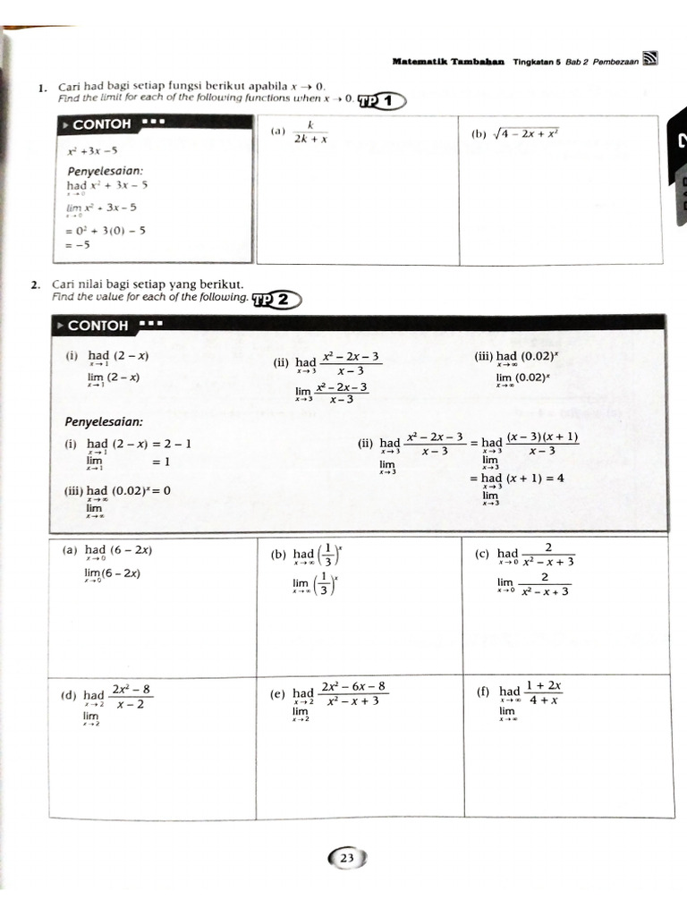Add Math Form 5... Latih Tubi | PDF