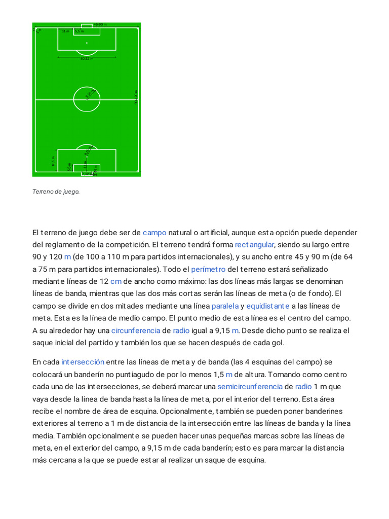 Reglas Del Fútbol - Wikipedia, La Enciclopedia Libre | PDF | Asociación ...