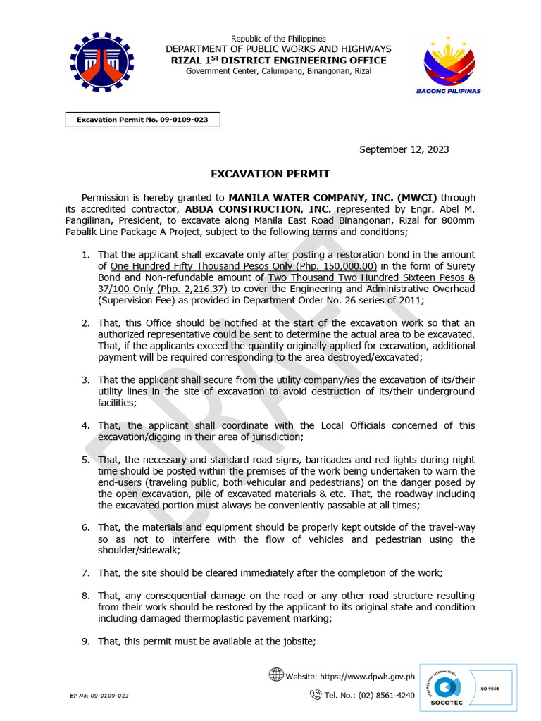 September 12 - ABDA Pabalik - 0109 | PDF | Road | Sidewalk