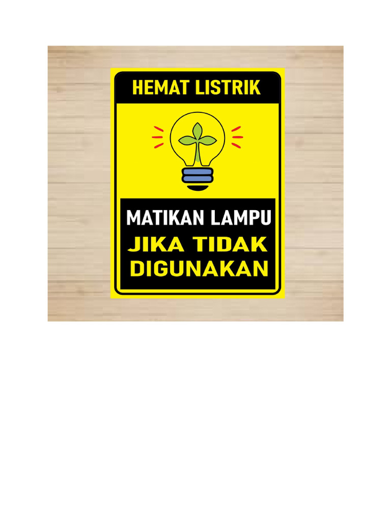 Sign Matikan Listrik | PDF
