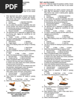 DLL Matatag - Tle 7 Q2 W1 Agri | PDF | Agriculture | Livestock