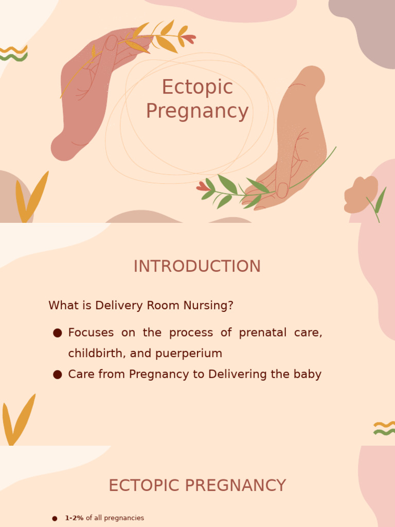 Ectopic Pregnancy | PDF | Pregnancy | Health Care