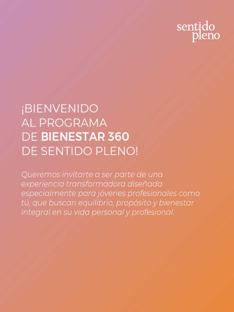 Bienestar 360 | PDF | Finanzas personales | Sicología