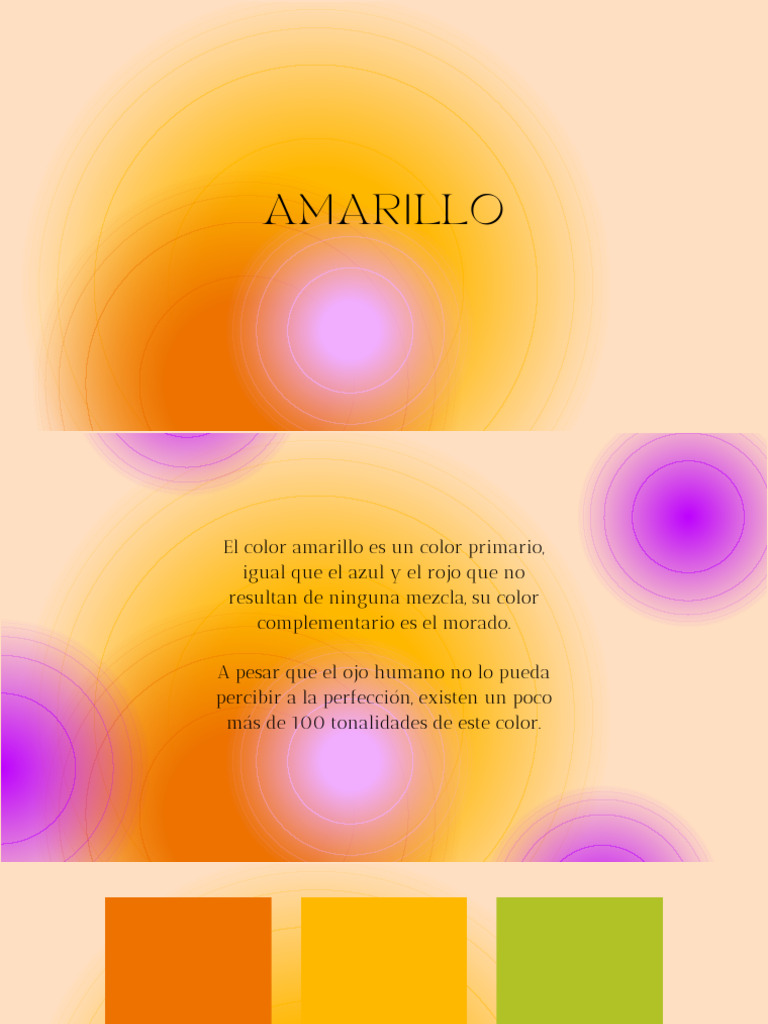 Significado y Usos del Color Amarillo | PDF