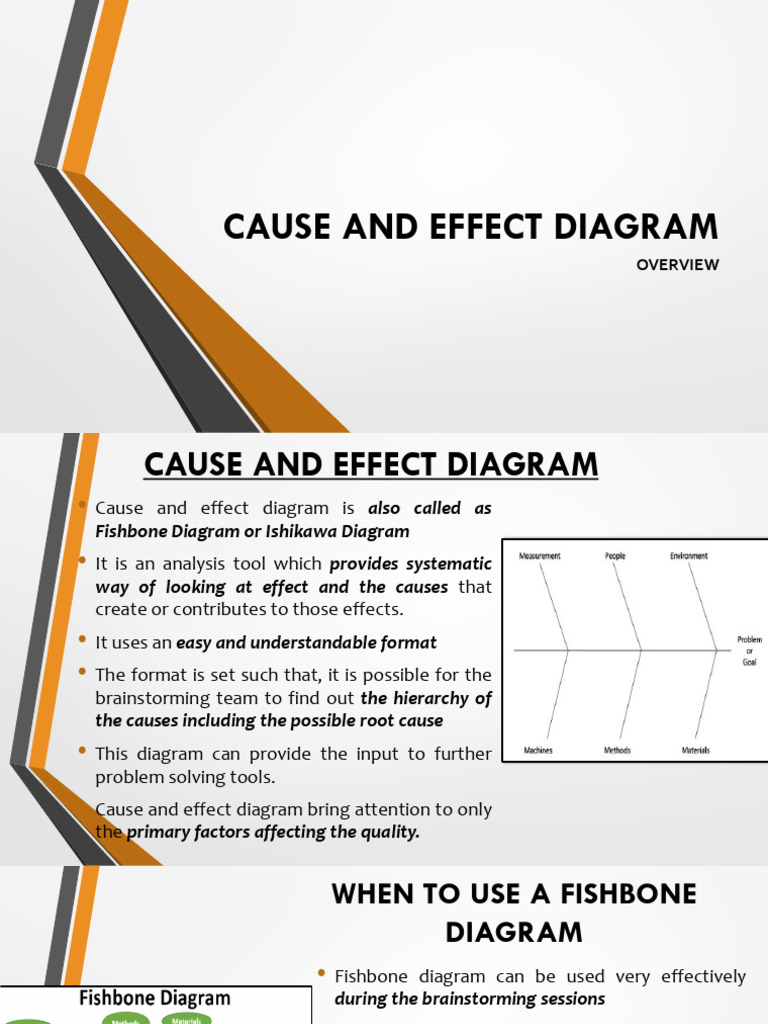 Cause and Effect Diagram | PDF | Causality