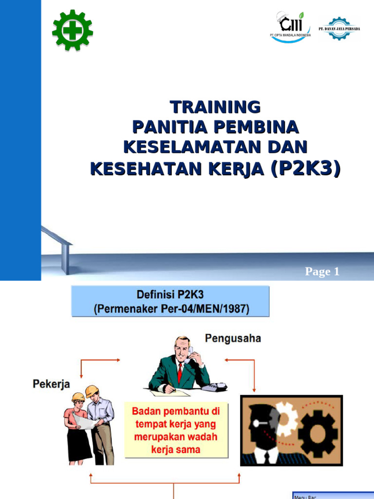 2 Training P2K3 | PDF | Teknologi & Rekayasa