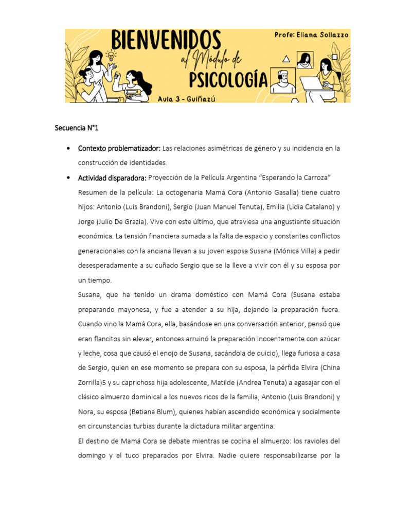 1secuencia Psicolog-A A3 241113 183506 | PDF | Sicología | Conceptos ...