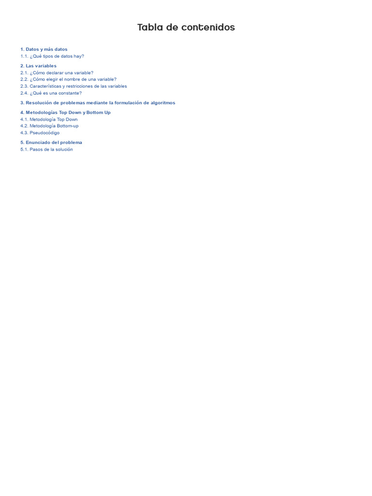 Datos Y Variables Pdf Variable Informática Lenguaje De Programación 3611