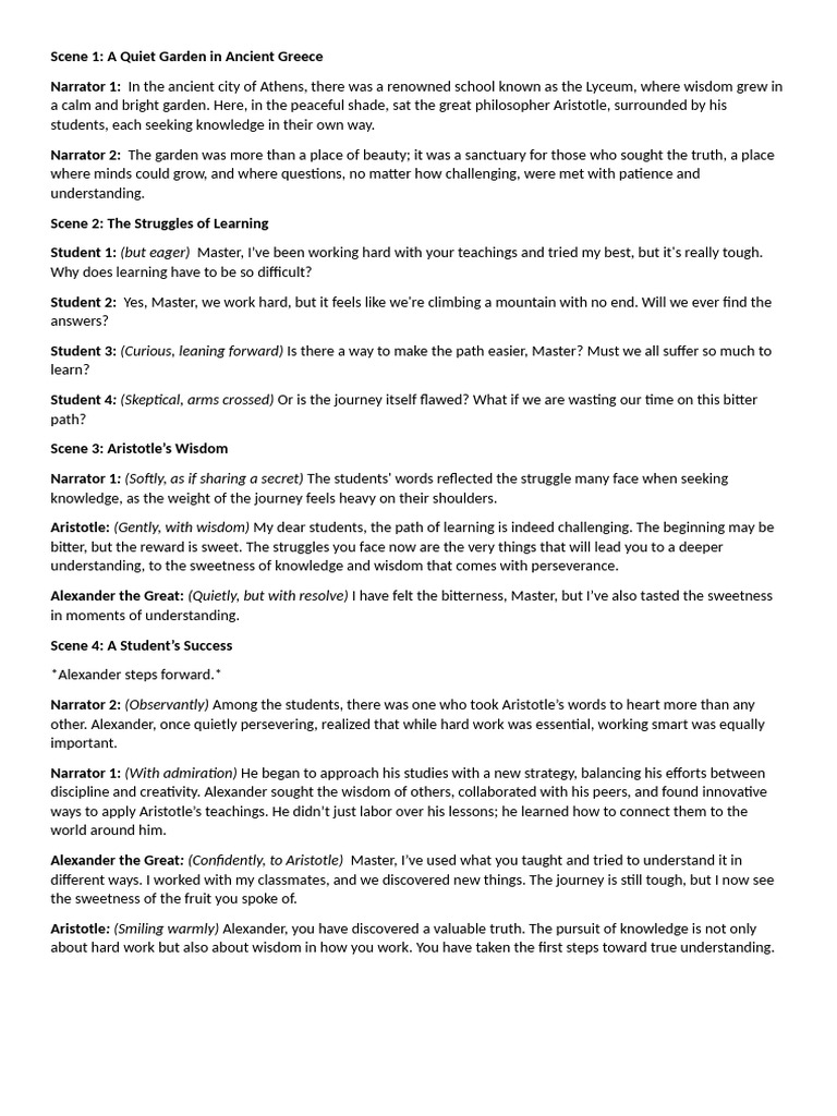 3 Uts Aristotle Script | PDF | Wisdom | Aristotle