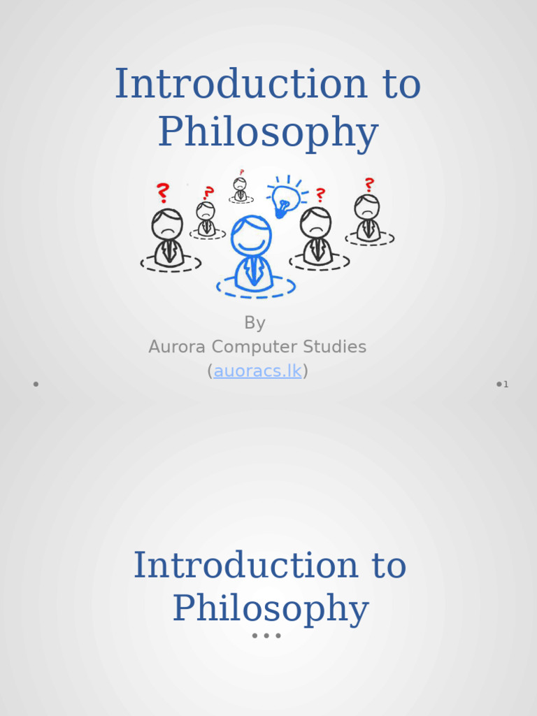 Introduction To Philosophy 151025155216 Lva1 App6892 | PDF | Reason ...