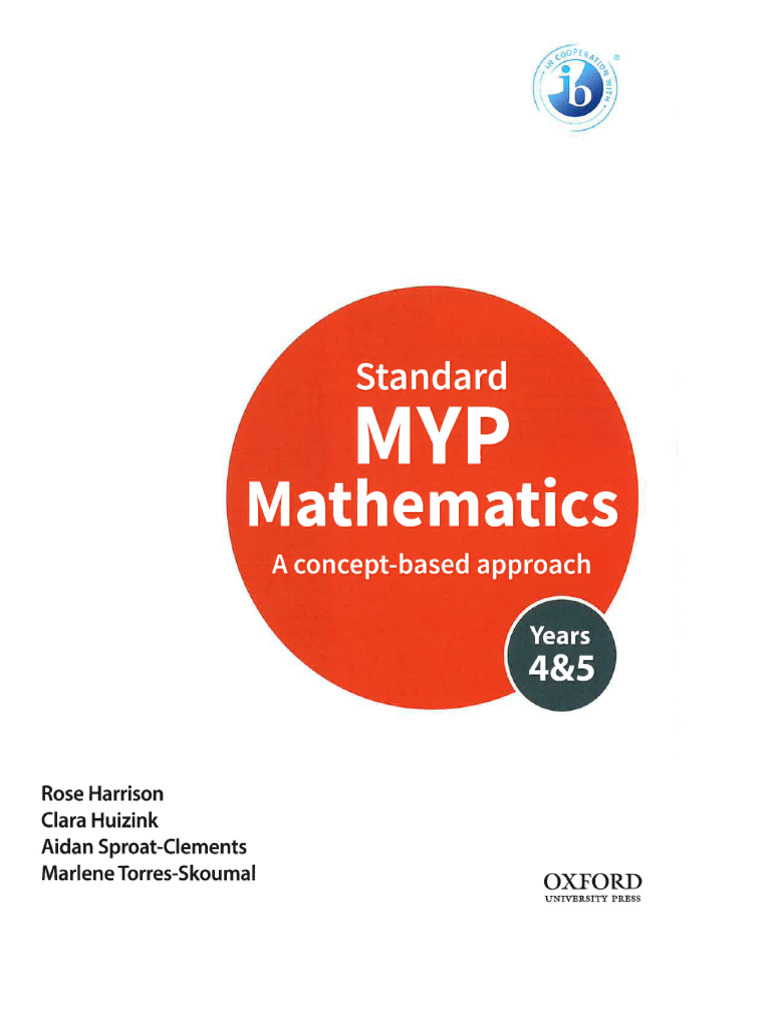 MYP Math Book Standard | PDF
