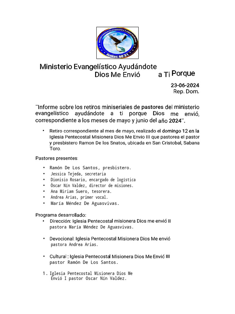 Informe de Los Retiros PDF | PDF