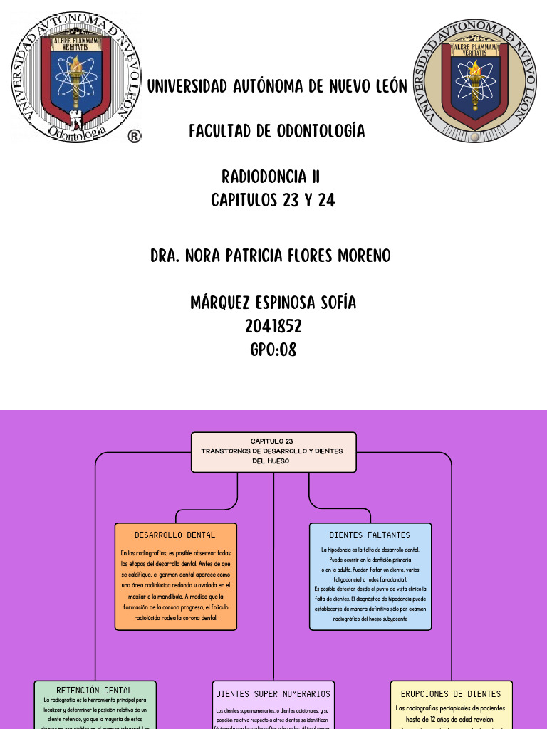 Cap 23-24-Mes | PDF | Diente | Neoplasias