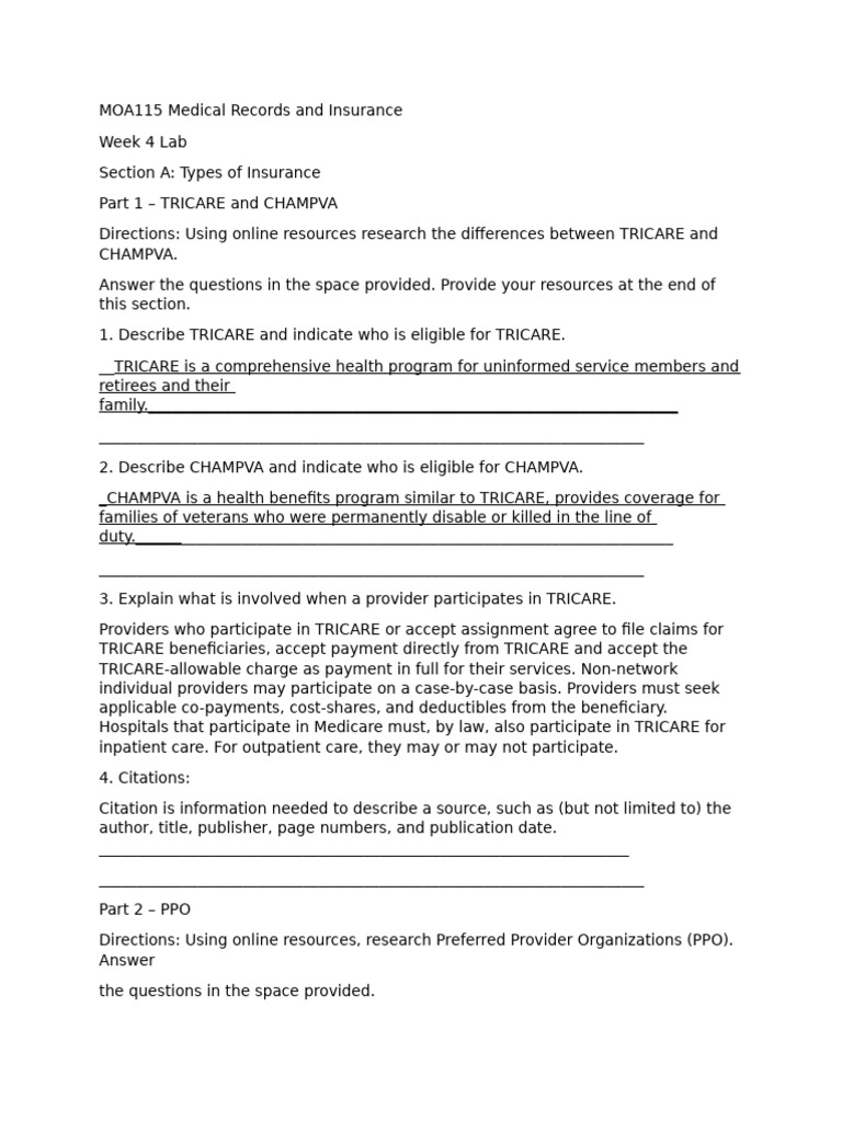 MOA115 Medical Records and Insurance | PDF | Veterans Health Administration | Medicine