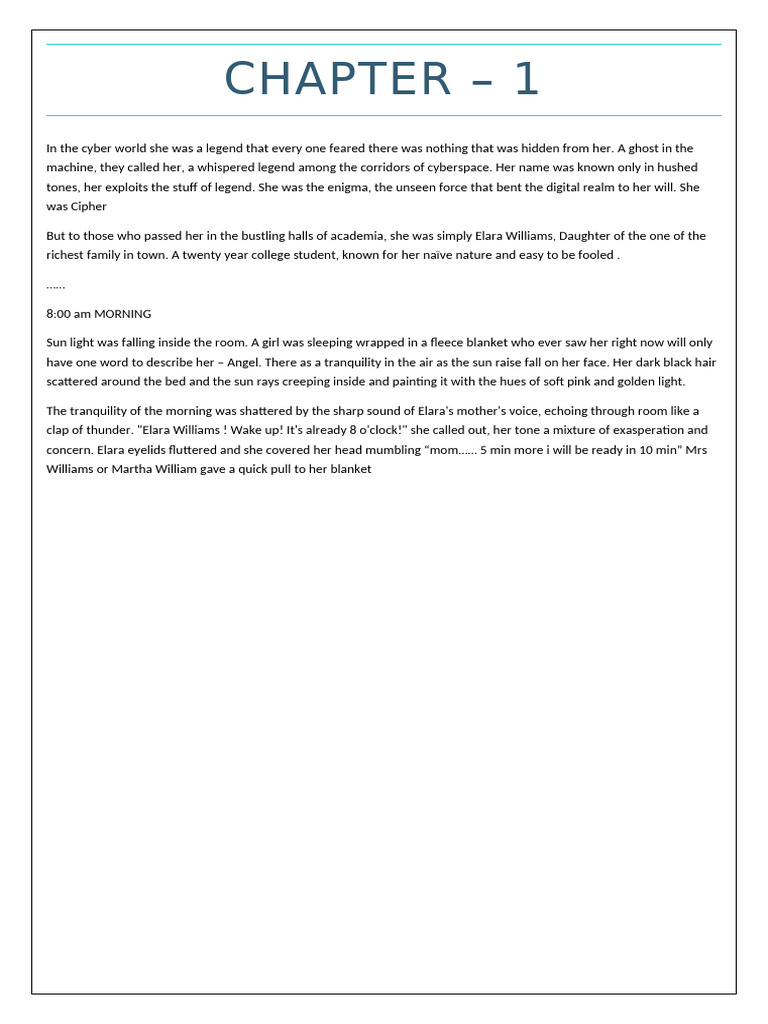 Chapter Pdf Young Adult