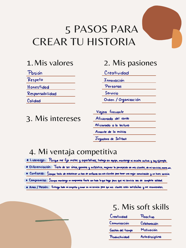 Cómo Definir Tu Historia Personal | PDF | Negocios económicos | Business