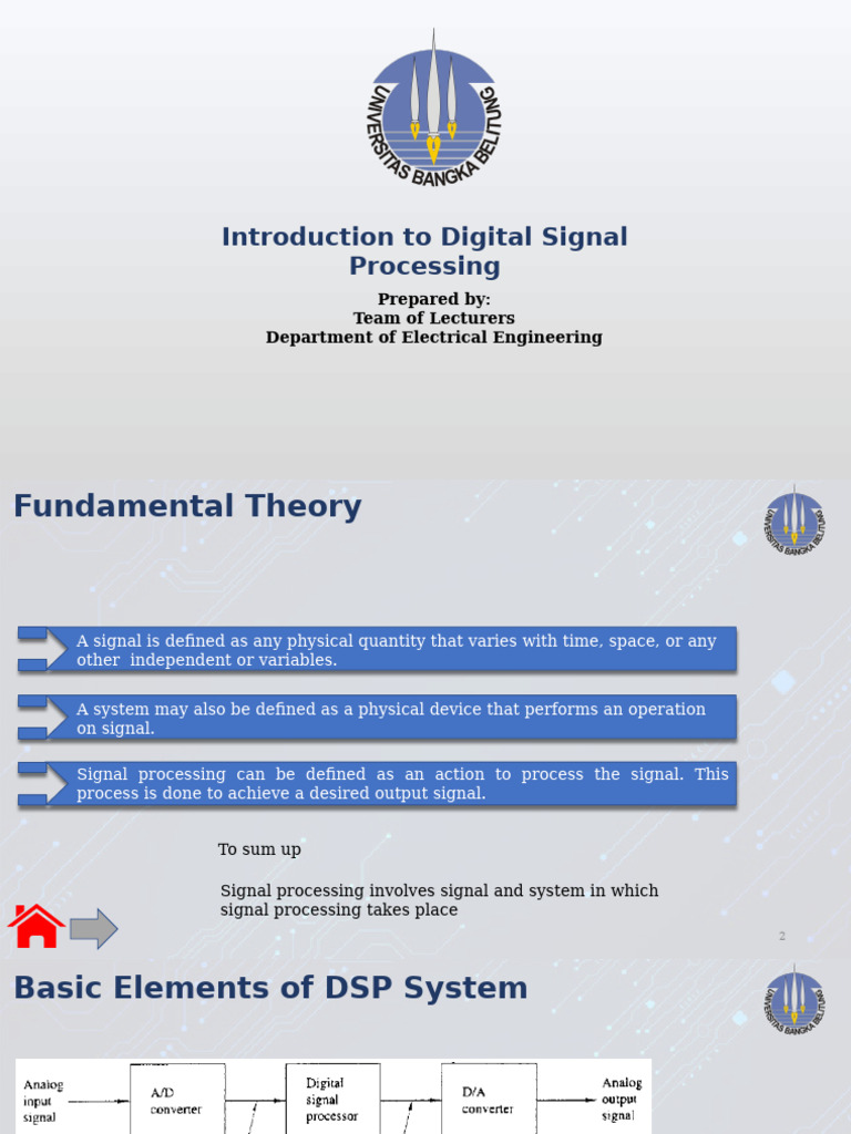 Introduction To DSP 1 | PDF | Discrete Time And Continuous Time ...