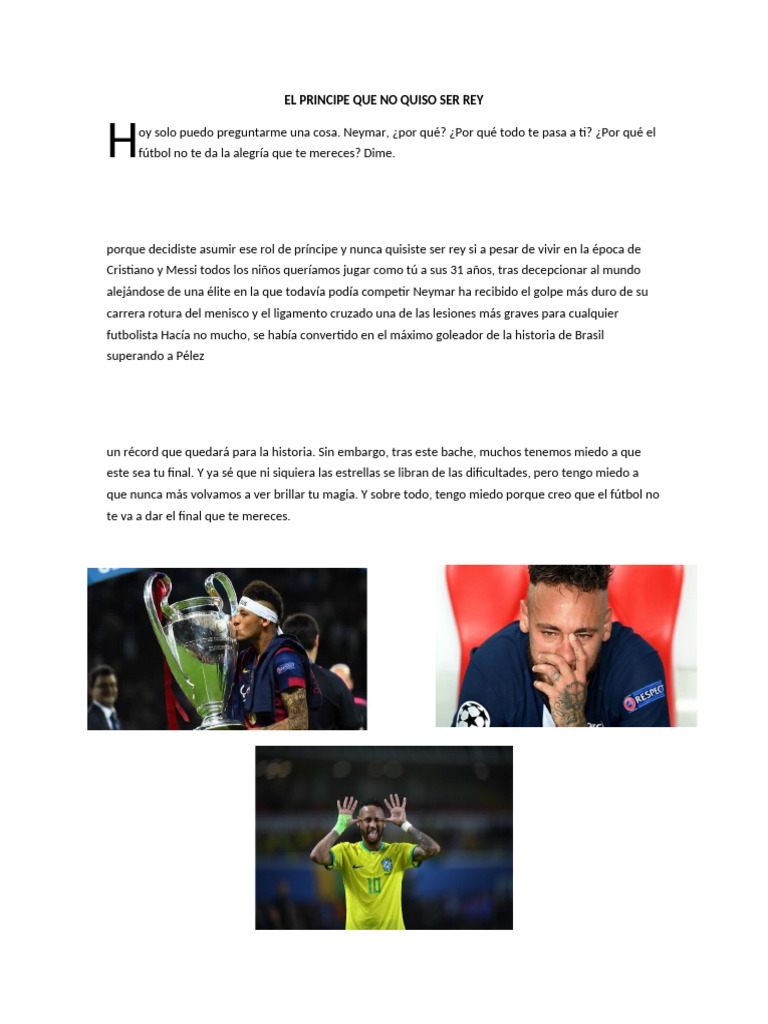 El Principe Que No Quiso Ser Rey | PDF