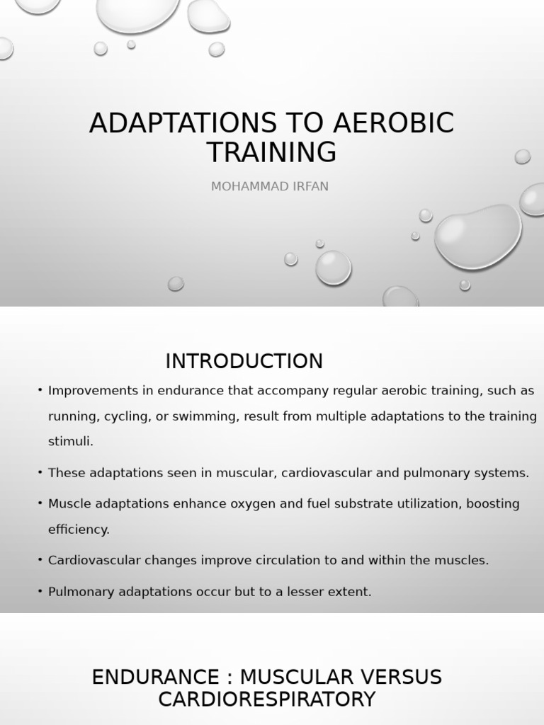 Adaptations To Aerobic Training (6) (Autosaved) | PDF | Heart | Blood ...