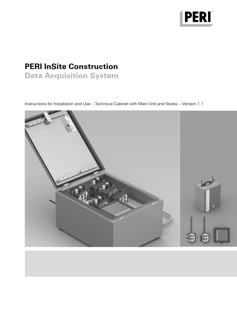 Peri Insite Construction Data Acquisition System Instructions For ...
