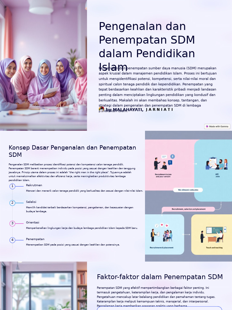 Pengenalan Dan Penempatan SDM Dalam Pi-Mala-Jarni-Presentasi | PDF