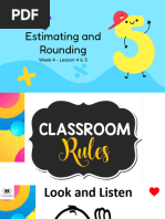 Decimals 1 Rounding Estimation | PDF | Rounding | Numbers